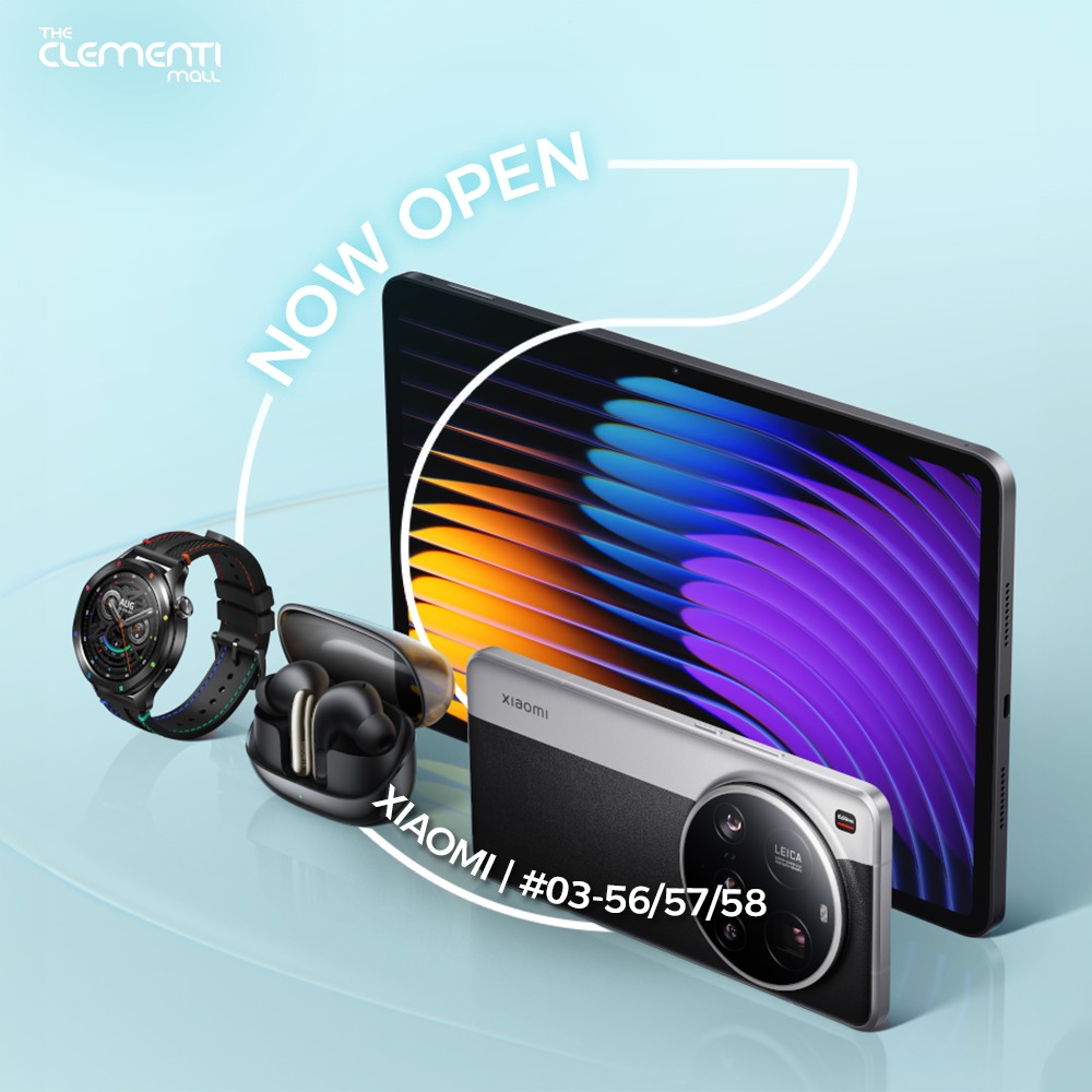 Xiaomi Store NOW OPEN! Tech Gadgets & Phones Await | The Clementi Mall News